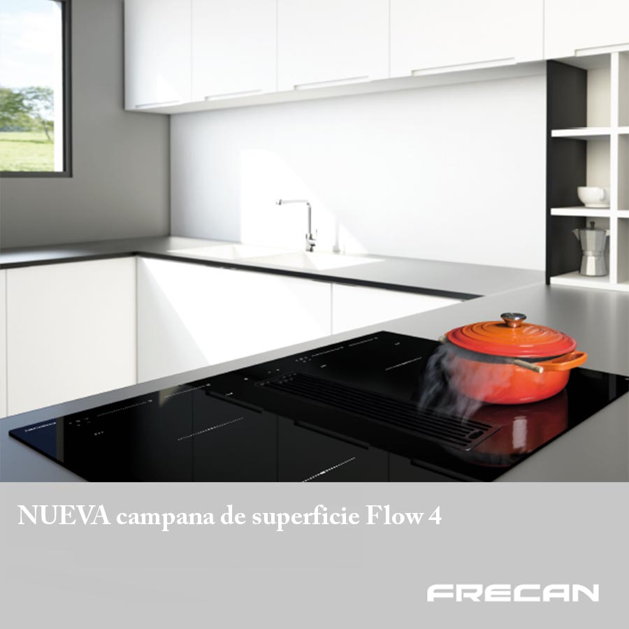 La familia crece con la campana de superficie Flow 4 | Campanas Frecan