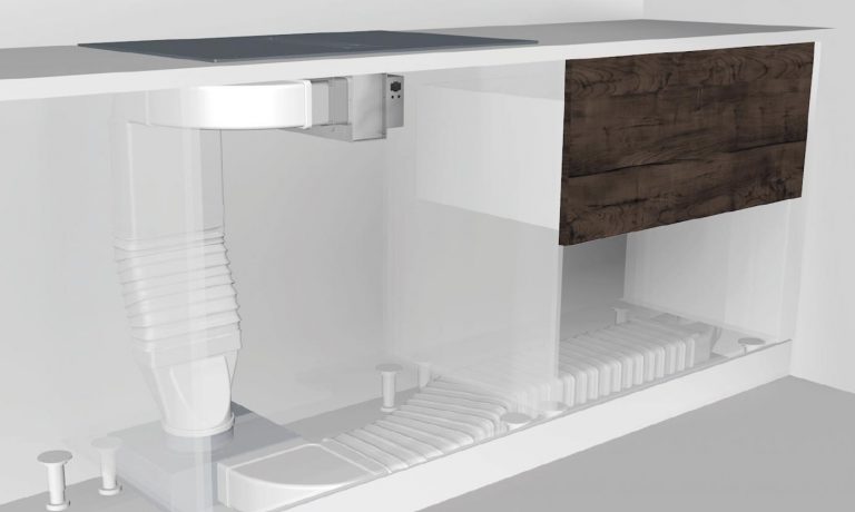 Ejemplos para instalar campana superficie Flow | Campanas Frecan