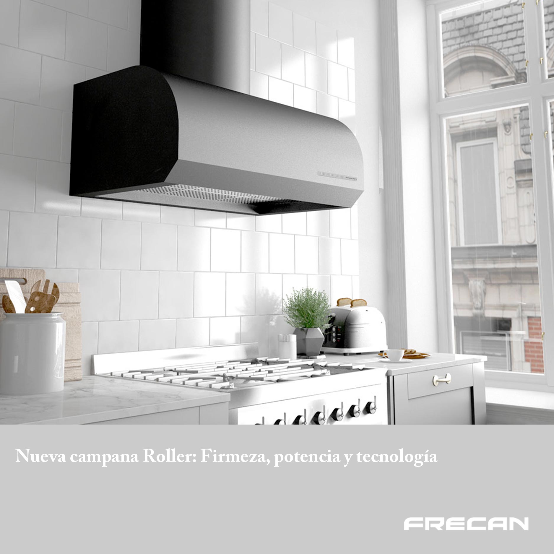 Te presentamos la nueva campana de Pared Roller | campanas Frecan
