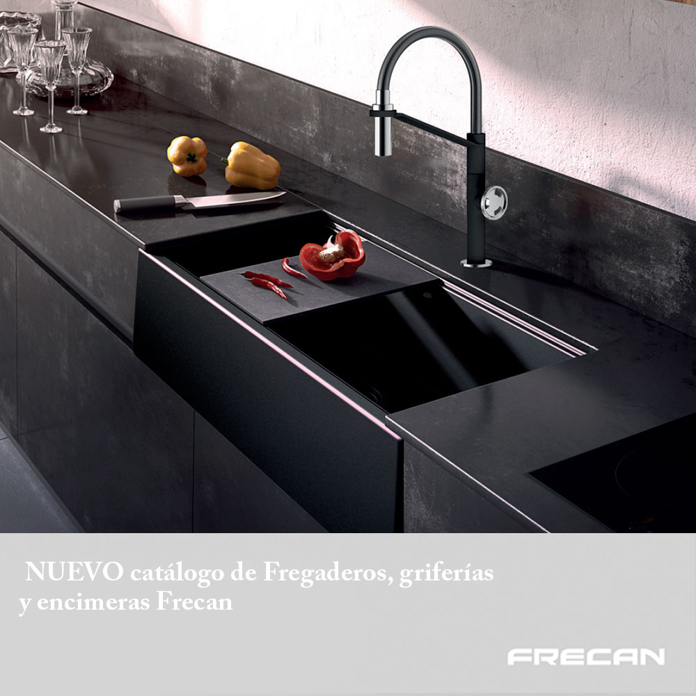 Nuevo catálogo de fregaderos, grifería y encimeras | Frecan