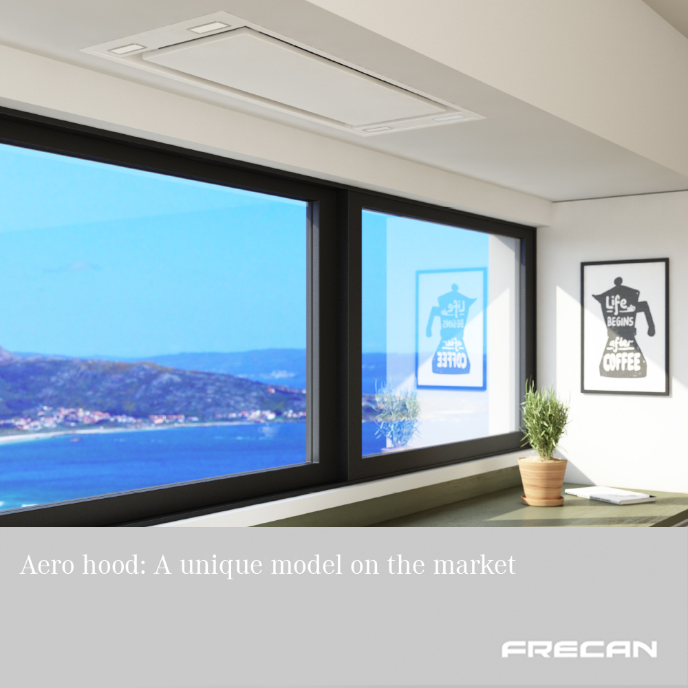 New Aero ceiling extractor hood | Frecan by Barcelona