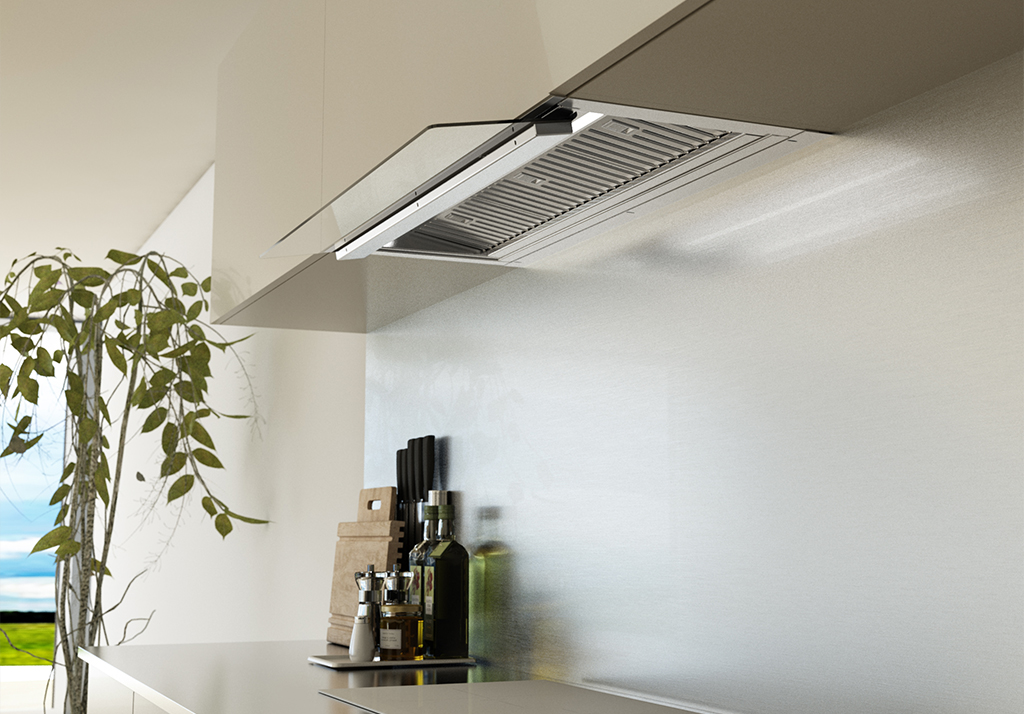 The new Hit DripOff built-in cooker hood with DripOff labyrinth filters ...